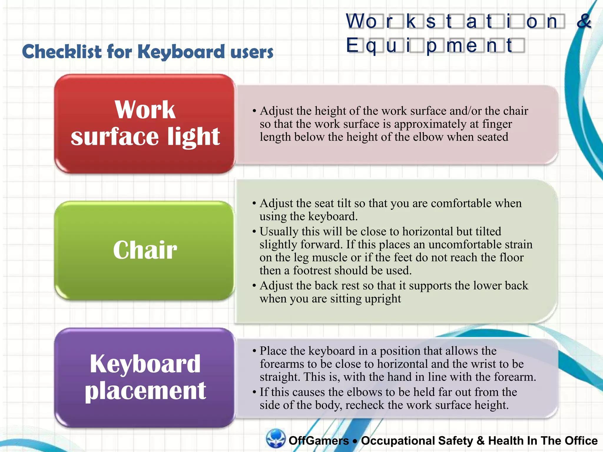 Occupational safety & health in the office | PPTX