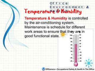 Occupational safety & health in the office | PPTX