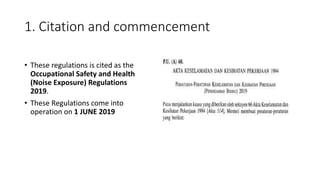 Occupational safety & health regulation (Noise exposure.pptx