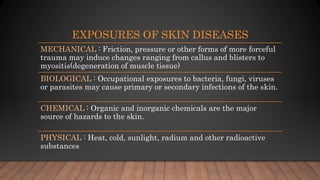 Occupational skin diseases | PPTX