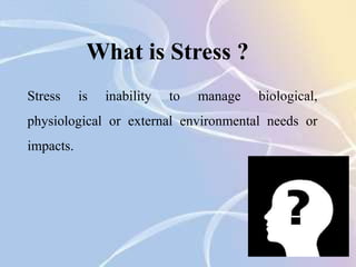 Occupational stress.ppt | Medical Health