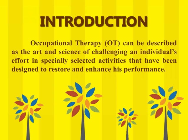 Occupational therapy | PPTX