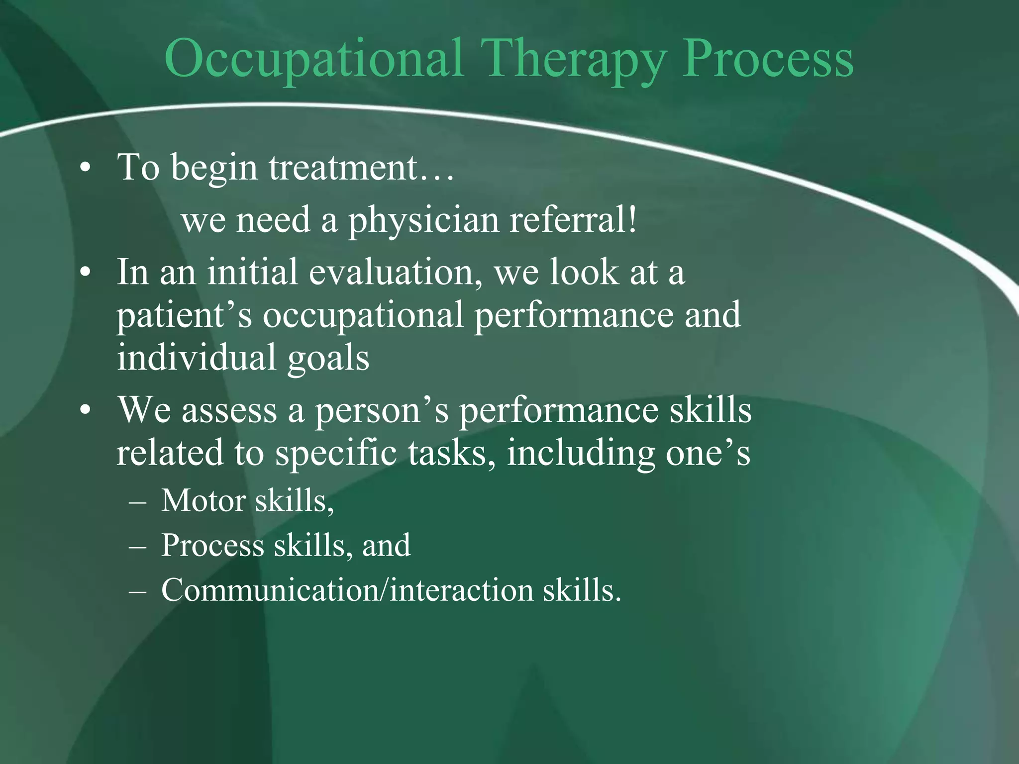Occupational therapy | PPT