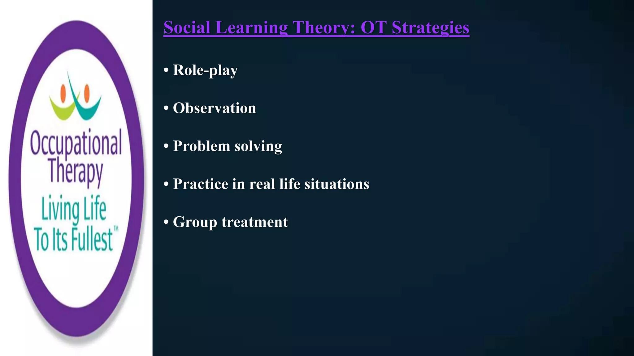 Occupational Therapy and Reinforcement (part 1) | PPTX