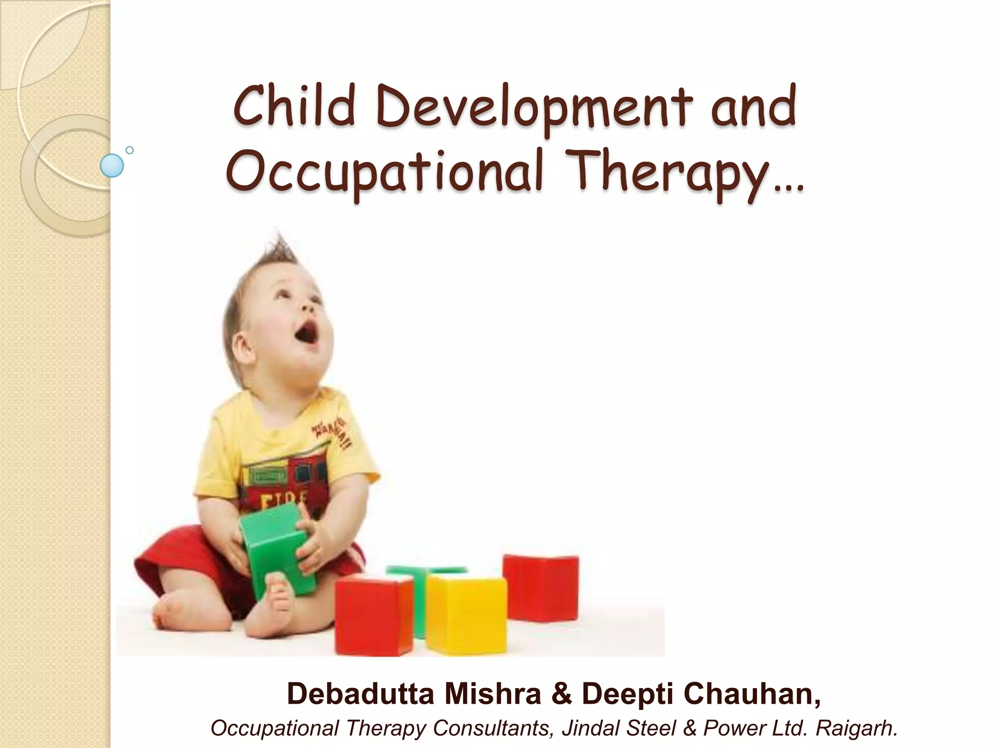 Child Development & Occupational therapy | PPTX