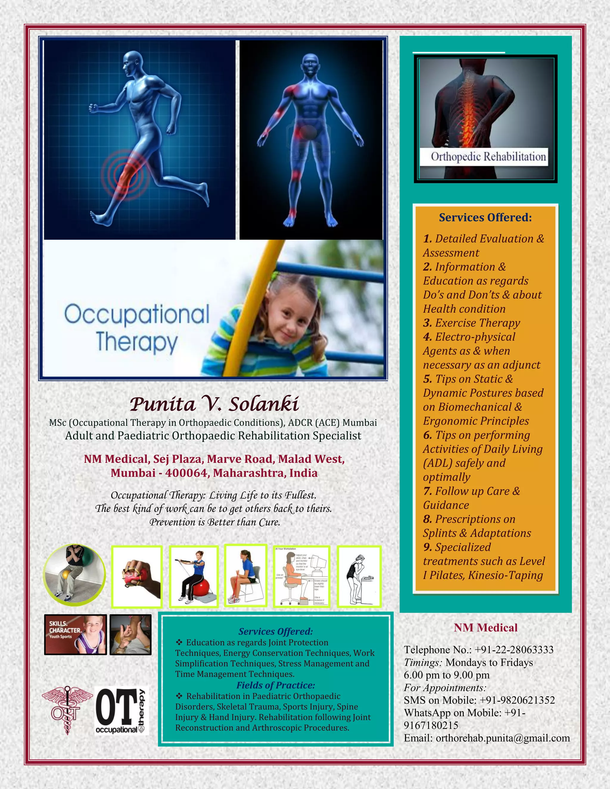 Occupational Therapy Flyer | PDF