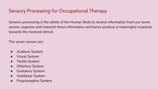 Occupational Therapy in Jewel Autism Centre Document Sharing | PDF
