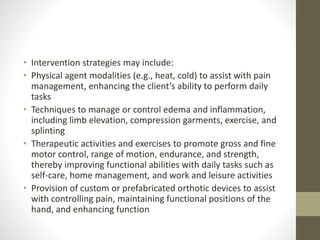 Occupational therapy in rheumatoid arthritis | PPTX