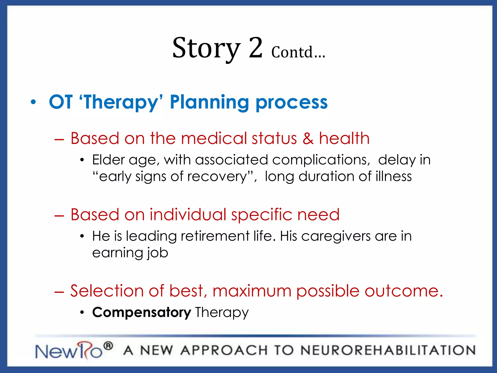 Occupational therapy in stroke rehabilitation | PPTX