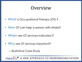 Occupational therapy in stroke rehabilitation | PPTX