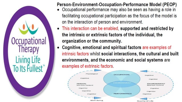 Occupational Therapy Model part 2 Compare and Contrast OPM(A),MOHO,KAWA ...