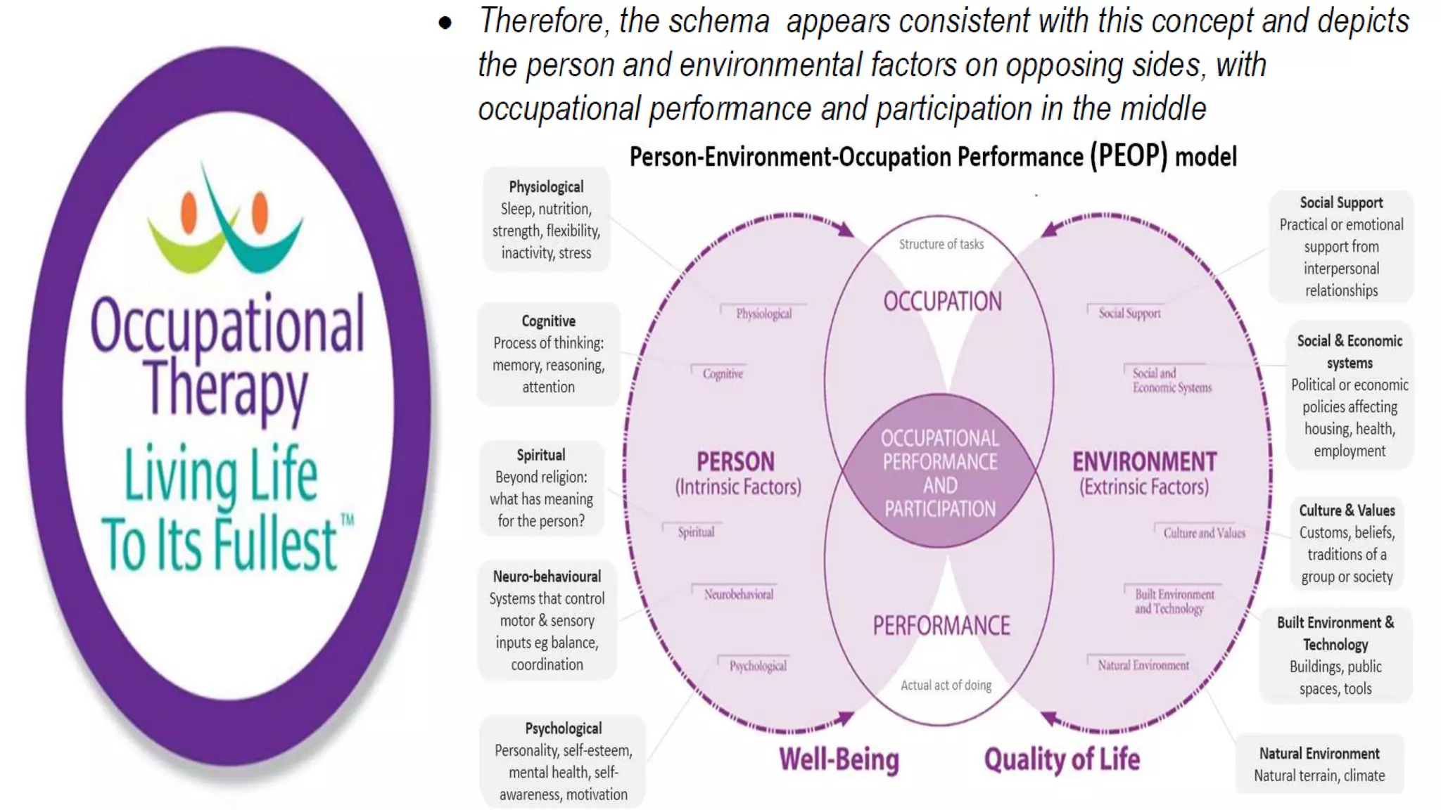 Occupational Therapy Theory & Practice Models and Frame of Reference | PPTX