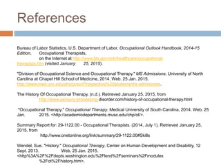 Occupational therapy presentation 2 | PPTX