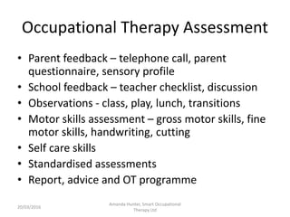 Occupational therapy role | PPTX