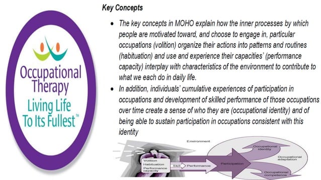 Occupational therapy Theory and Practice the Model of Human ...
