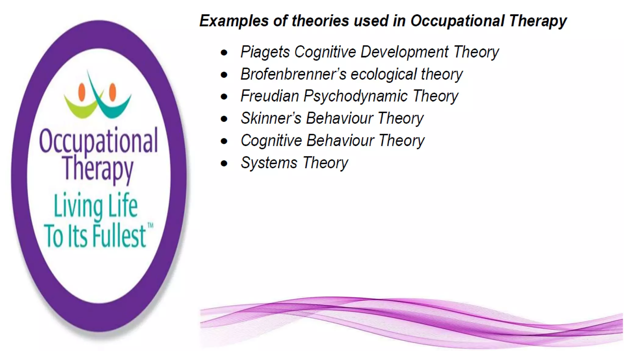 Occupational Therapy Theory, Models, Reference and Practice | PPTX