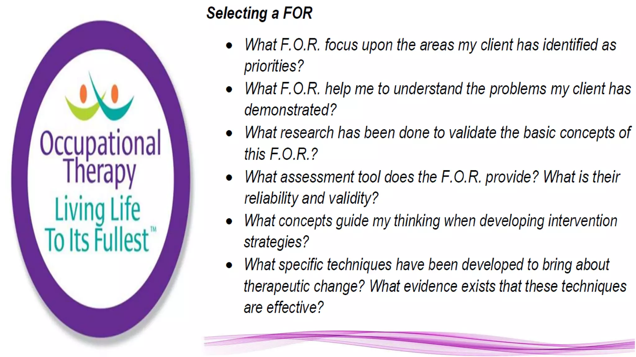 Occupational Therapy Theory, Models, Reference and Practice | PPTX
