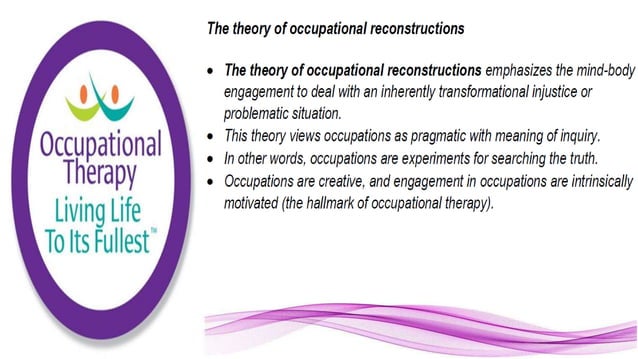 Occupational Therapy Theory, Models, Reference and Practice | PPT