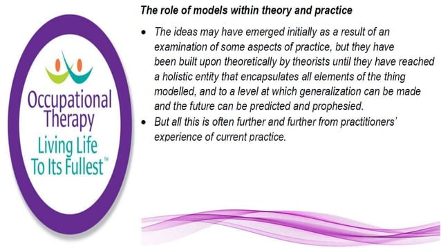 Occupational Therapy Theory, Models, Reference and Practice | PPTX