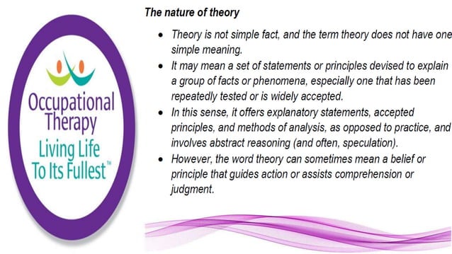 Occupational Therapy Theory, Models, Reference and Practice | PPTX