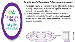 Occupational Therapy Theory & Practice Canadian Model of Occupational ...