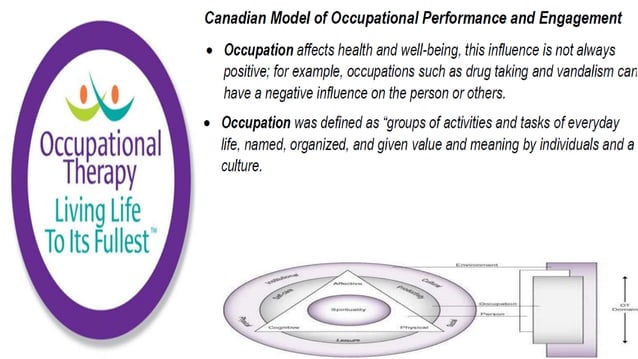 Occupational Therapy Theory & Practice Canadian Model of Occupational Performance and Engagement ...