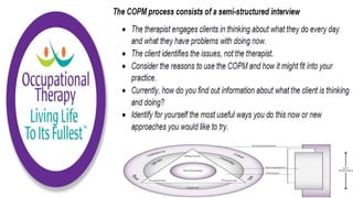 Occupational Therapy Theory & Practice Canadian Model of Occupational ...