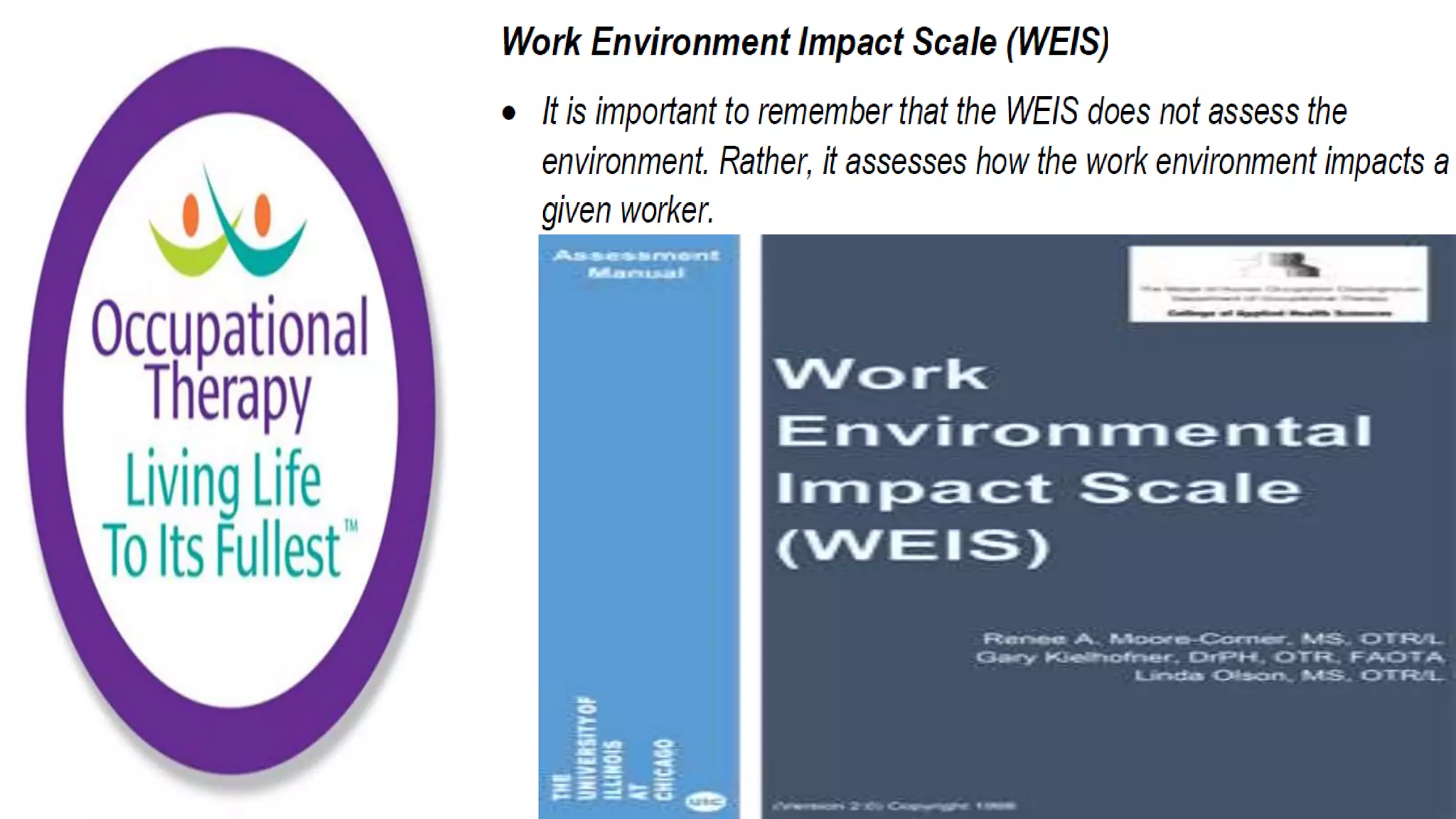 Occupational therapy Theory and Practice The Model of Human ...