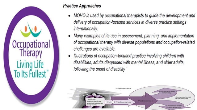 Occupational therapy Theory and Practice The Model of Human ...