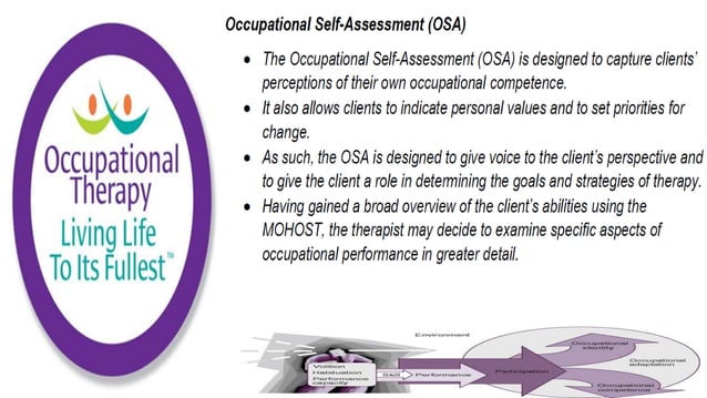 Occupational therapy Theory and Practice The Model of Human ...