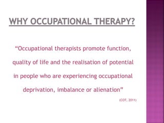 Occupational therapy & type 2 diabetes | PPT