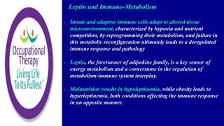 Occupational Therapy Leptin & Obesity | PPTX