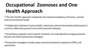 Occupational Zoonoses in factories of India | PPTX