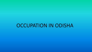 Occupation in Odisha.pptx