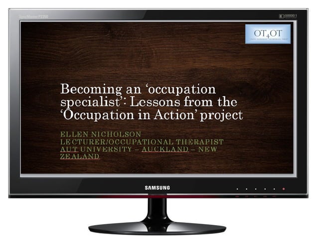 Occupation matters | PPT