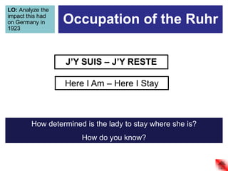 Occupation of the Ruhr | PPTX