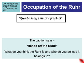 Occupation of the Ruhr | PPT