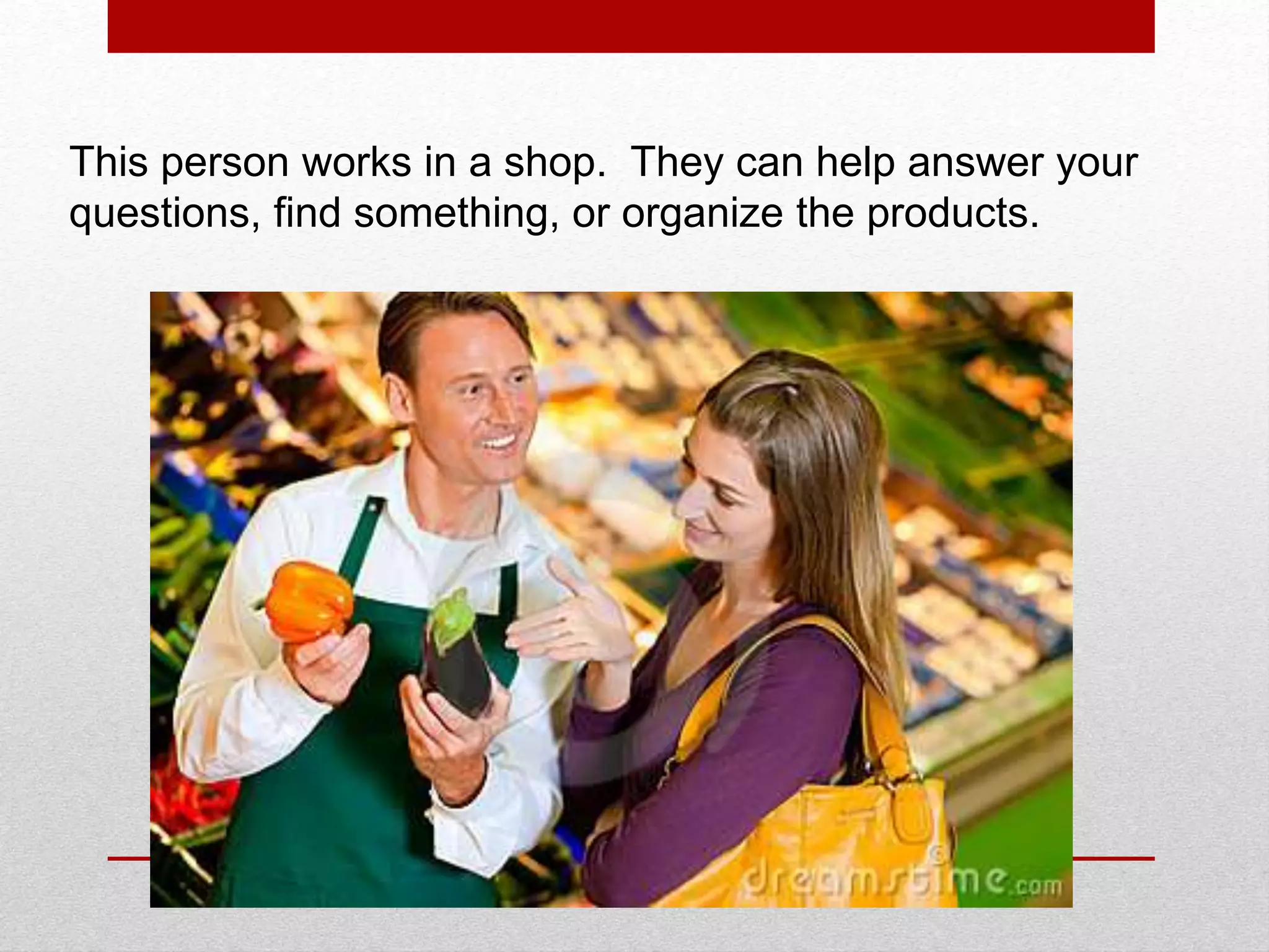 ESL: Occupations/Jobs | PPTX