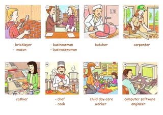 Occupations in English Language Word by Word | PDF