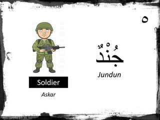 BAHASA ARAB - Pekerjaan (Occupations) | PDF