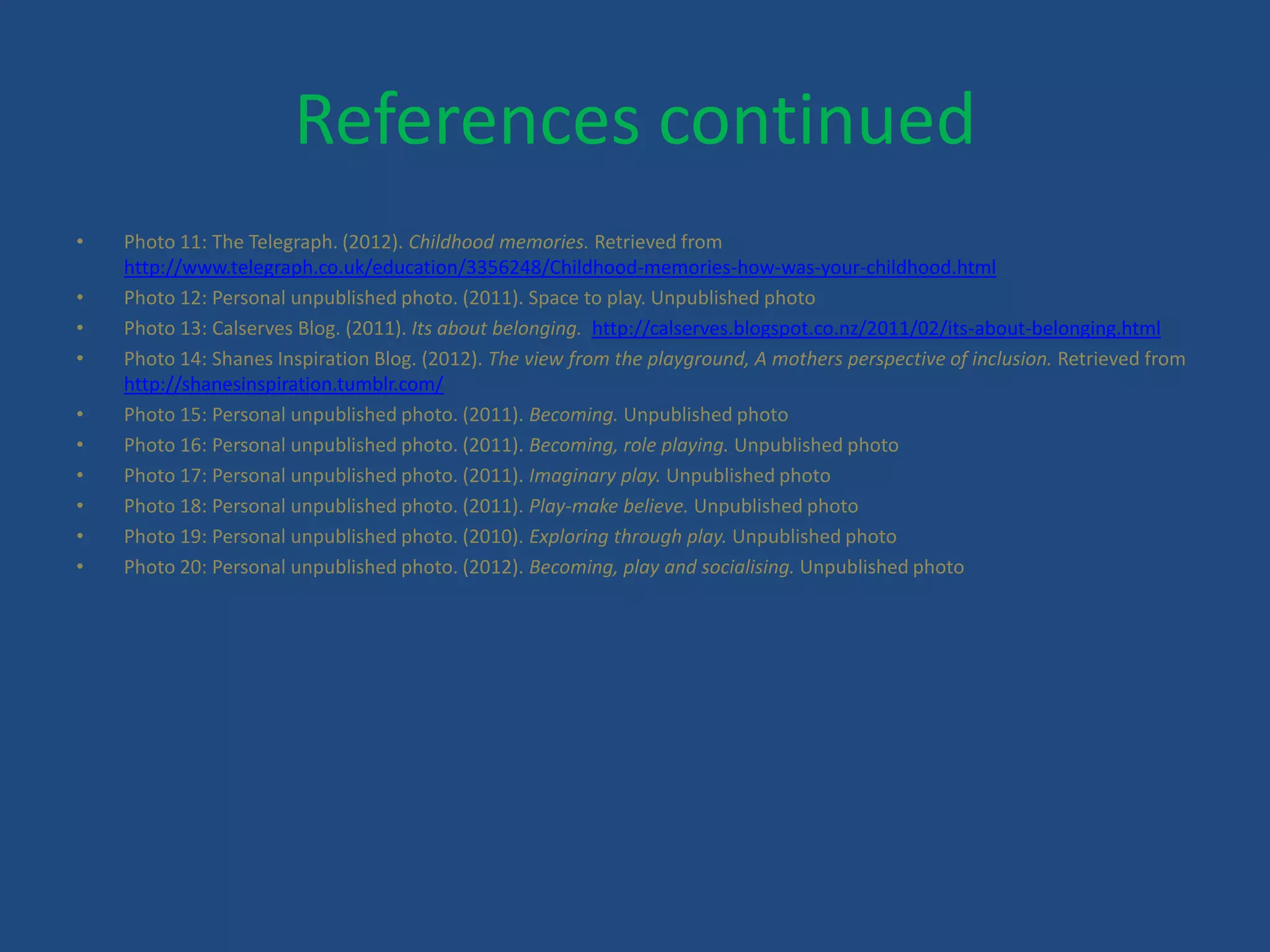 Occupation slideshow play | PPTX