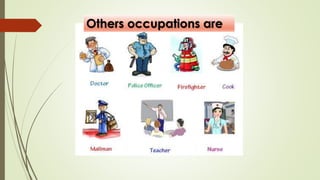 Occupations or professions 2, the students listen the pronunciation of ...