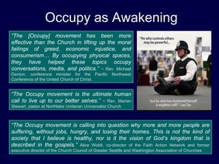 Occupy Chaplaincy | PPT