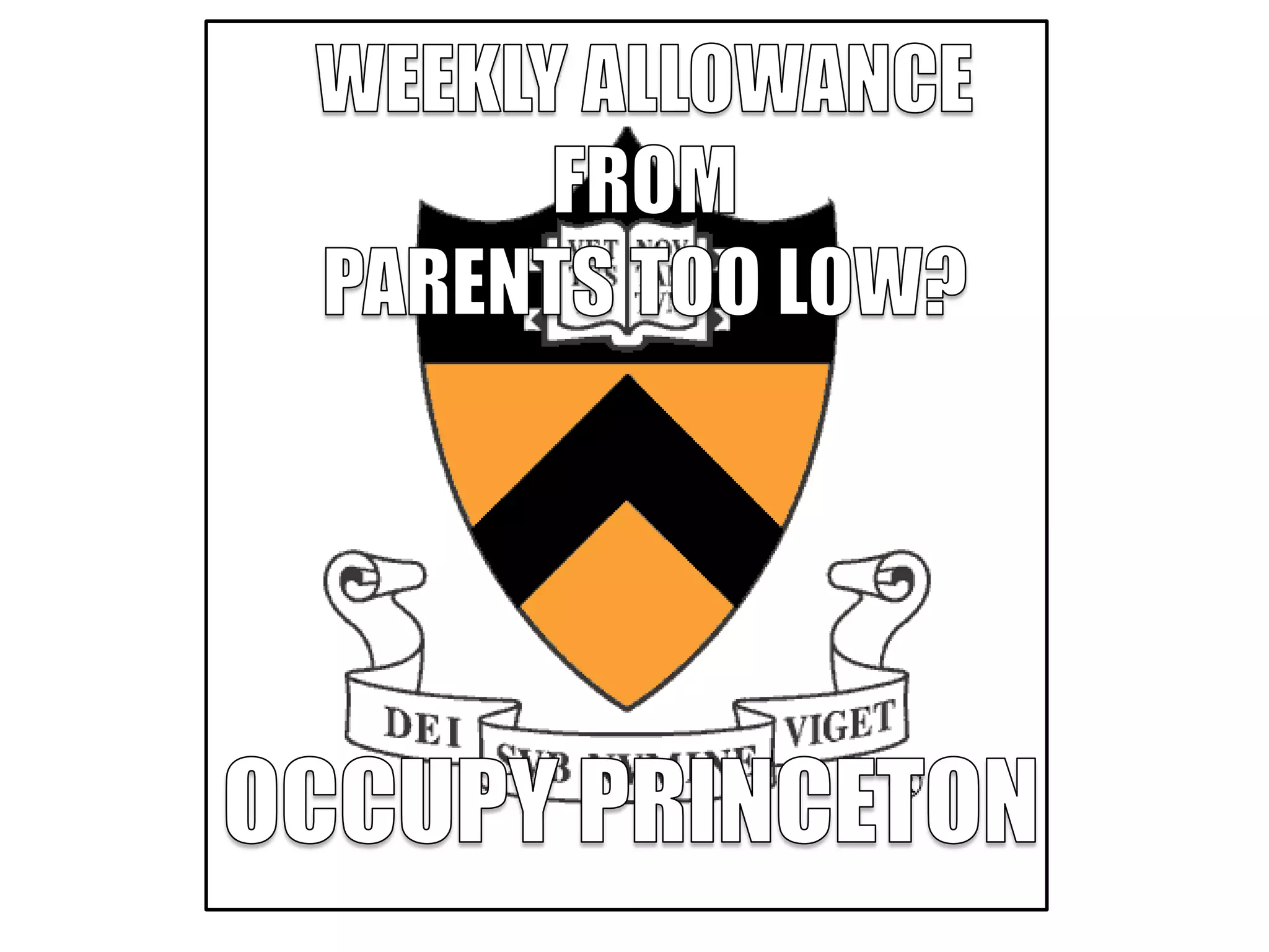 Occupy Princeton Meme | PPTX