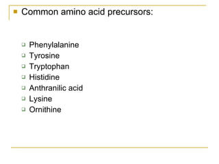 Occurance and classification of alkaloids | PPT
