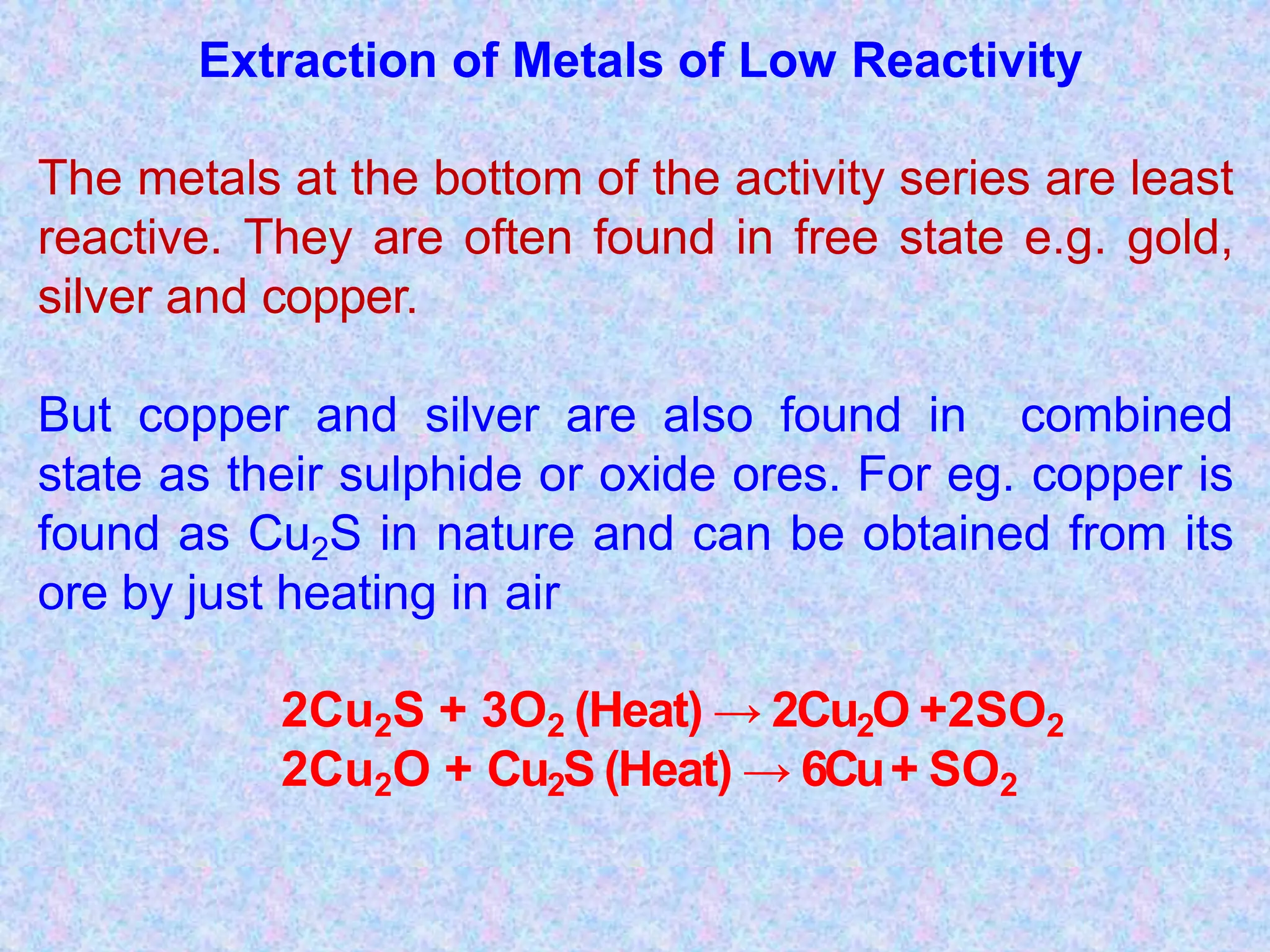 Occurance of Metals | PPTX