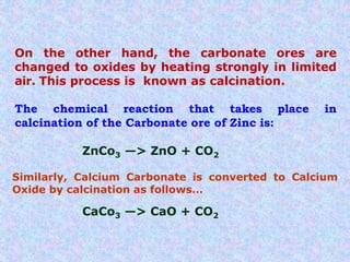 Occurance of Metals | PPTX