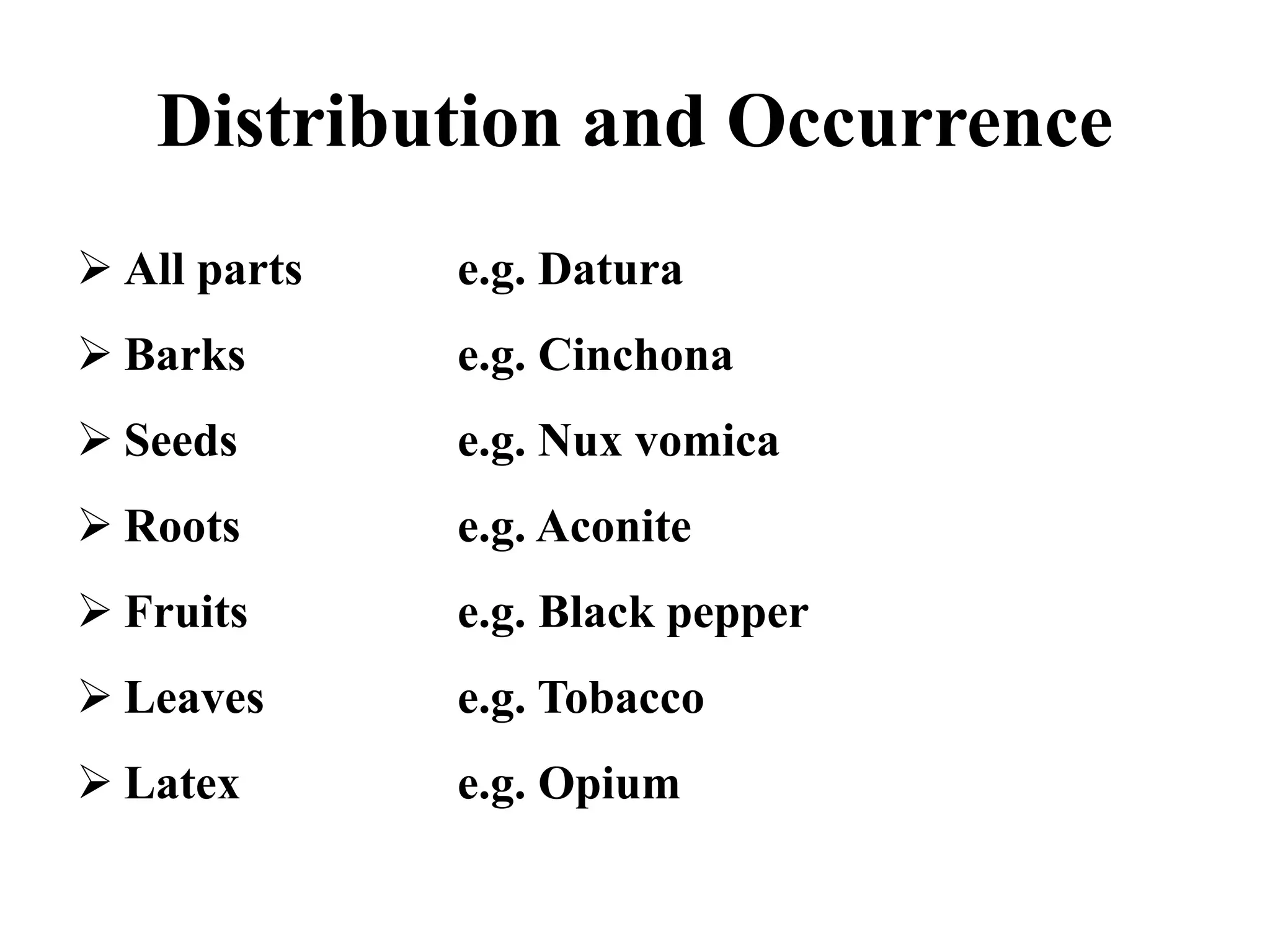 Occurrence And Classification Of Alkaloids Pptx