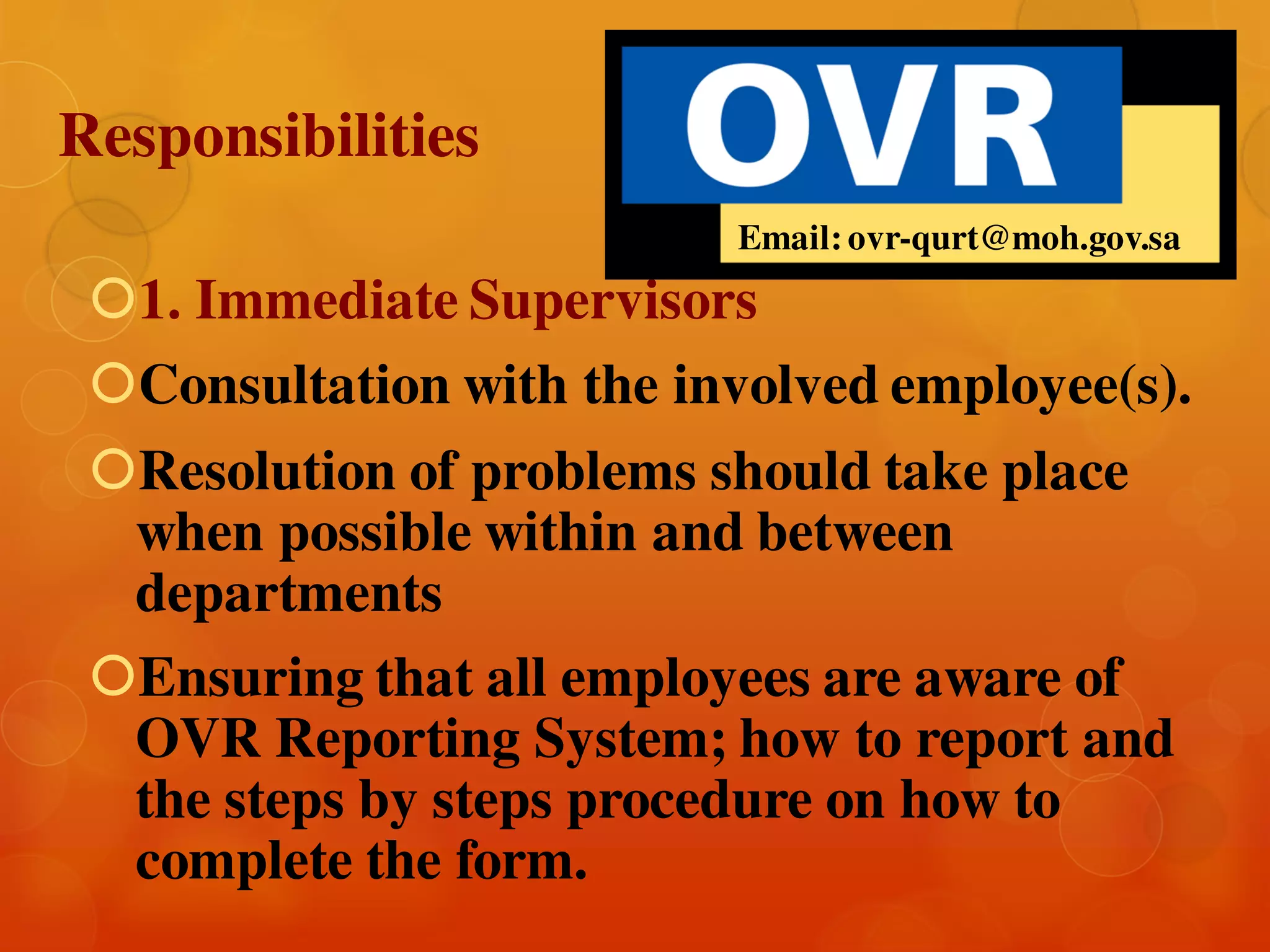 Occurrence Variance Report and Sentinel Event Reporting System | PDF