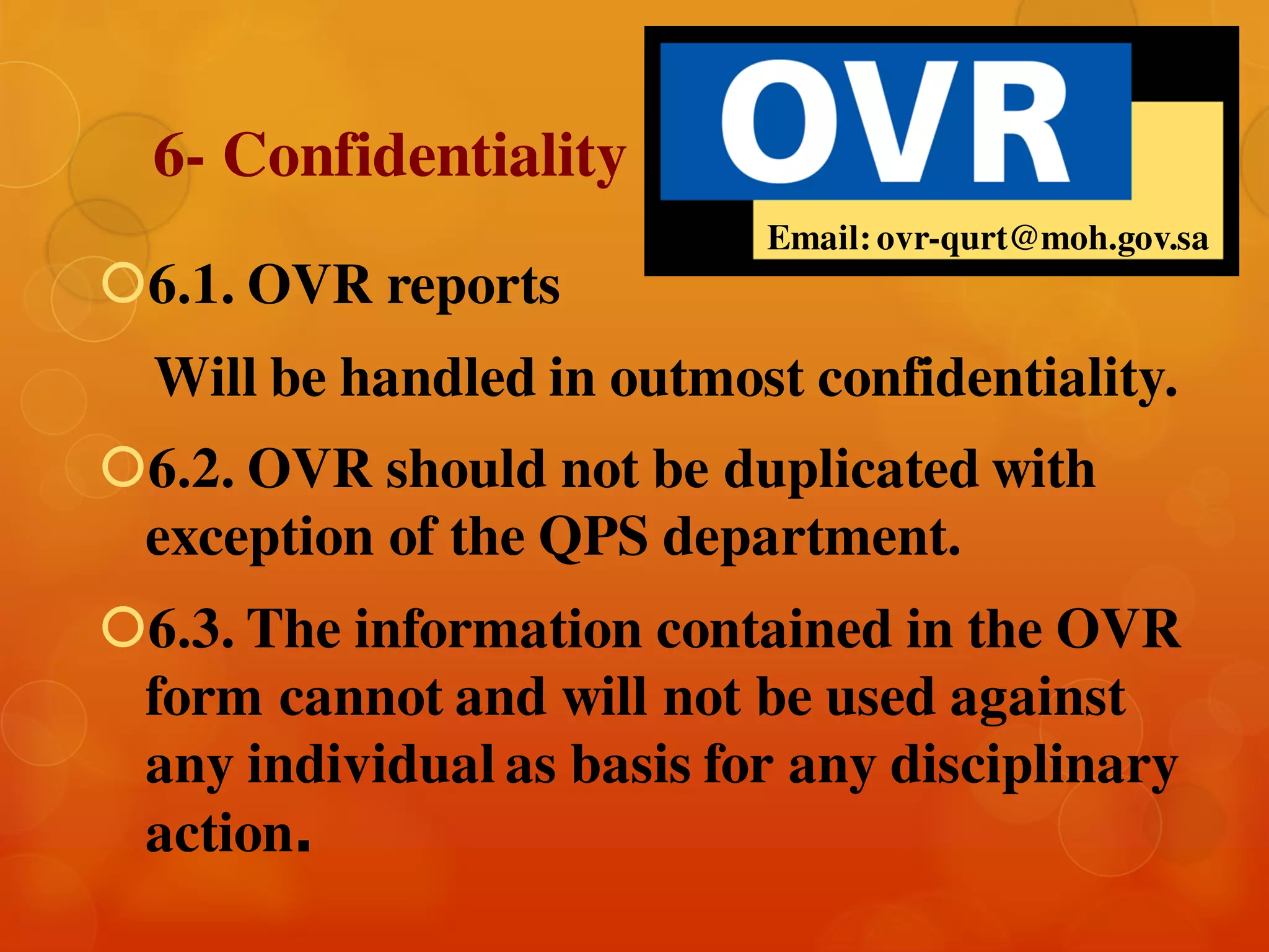 Occurrence Variance Report and Sentinel Event Reporting System | PDF
